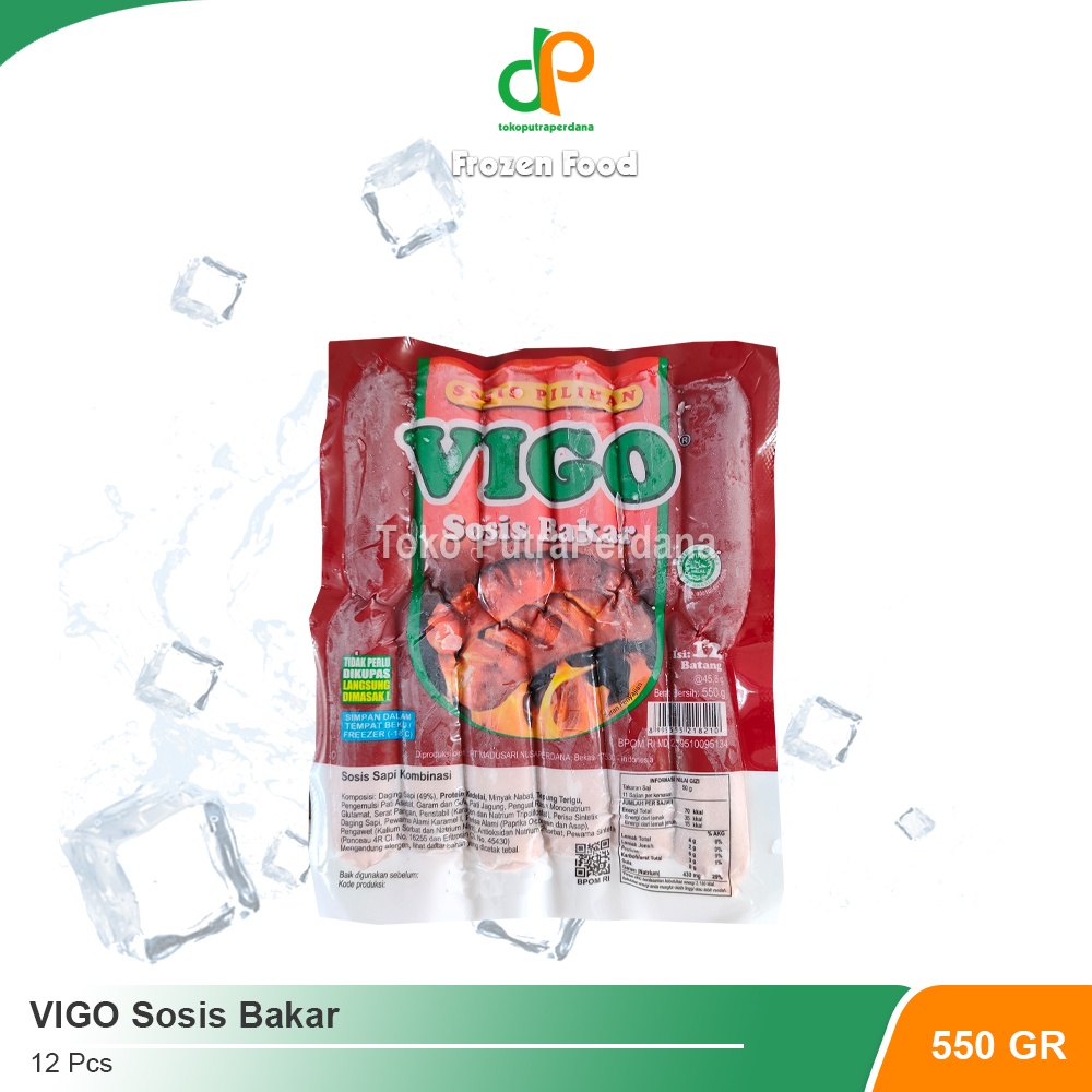 Jual VIGO Sosis Bakar 550gr (12 Pcs) | Shopee Indonesia