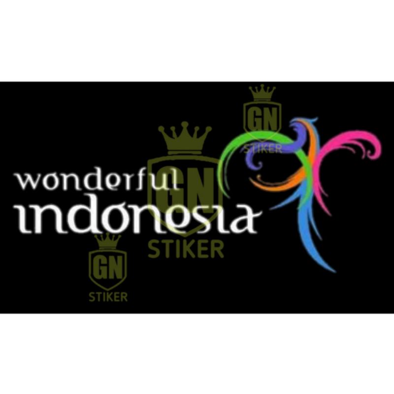 Jual STIKER WONDERFUL INDONESIA BUAT KACA MOBIL,BUS,TRUK PIKUP | Shopee ...