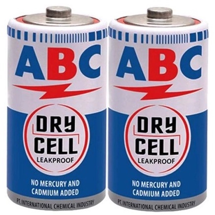 Jual BATU BATERAI ABC R20 1.5 V ISI 2 SEPASANG BESAR BATTERY SENTER ...