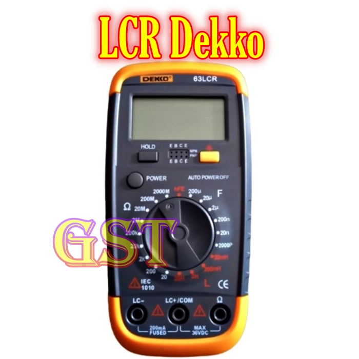 Jual Dekko 63LCR Alat Ukur lilitan Kapasitor Induktor avo meter lcr ...