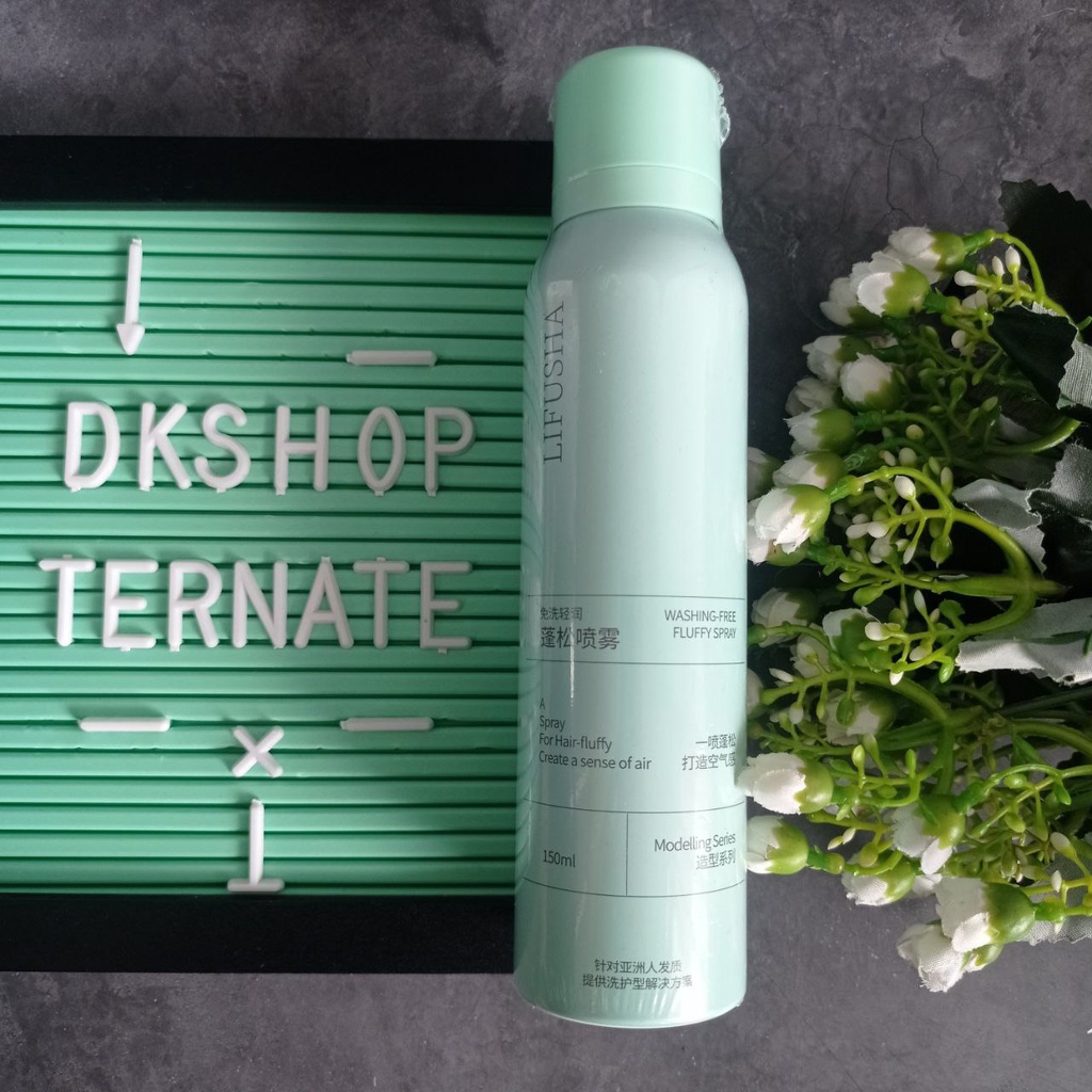 Jual No Wash Dry Shampoo Hair Spray 150ml | Shopee Indonesia