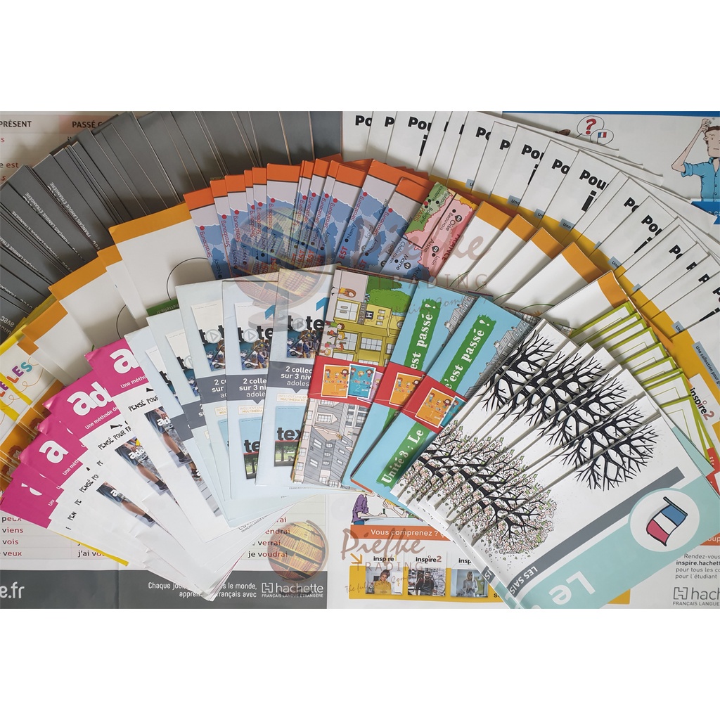 Jual Hachette's Random French Language Learning Poster. Educational ...