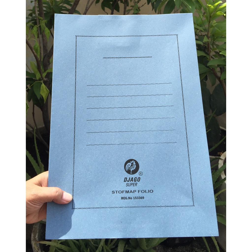 Jual Stopmap Kertas Folio DJAGO (1 Pak Isi 50 Lembar) / Map Kertas ...