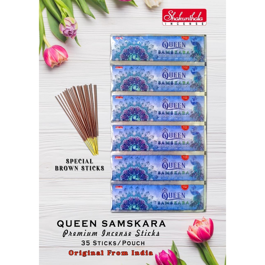 Jual Dupa India Queen Samskara 35 Sticks | Shopee Indonesia