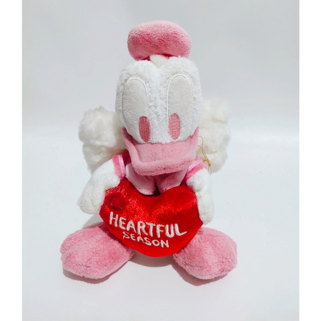 Jual Boneka Donald Duck Heartful Season Angel Donald Pink Original ...