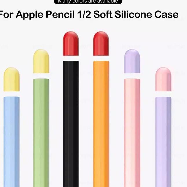 Jual Apple Pencil Silicone Case Full Cover Free Tip Cover Gen 1&2 - Gen ...