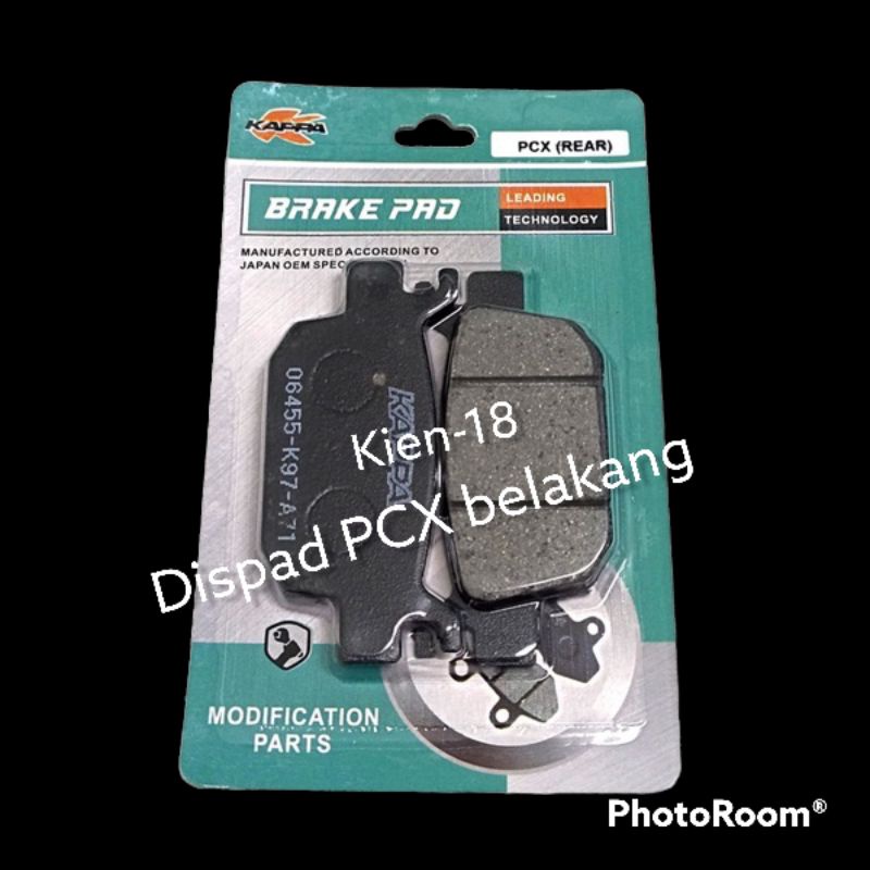 Jual dispad ( kampas cakaram belakang PCX 150 merek Kappa) | Shopee ...