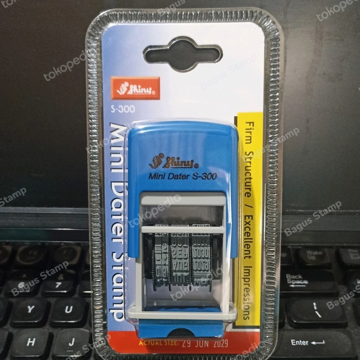 Jual Stempel Tanggal / Dater Otomatis Shiny S300 ( Mini Dater Stamp ...