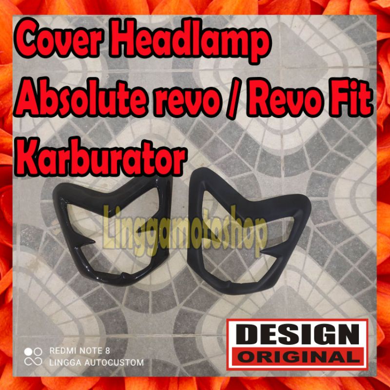 Jual COVER HEADLAMP HONDA REVO ABSOLUTE / REVO FIT KARBURATOR * topeng ...