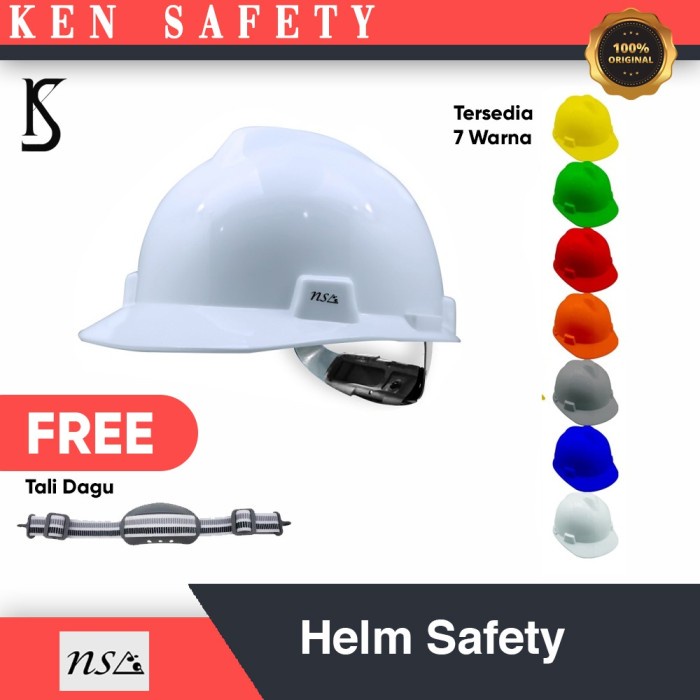 Jual Safety Helmet Topi Helm Proyek Kerja Nsa Fastrac Putar Sni ...