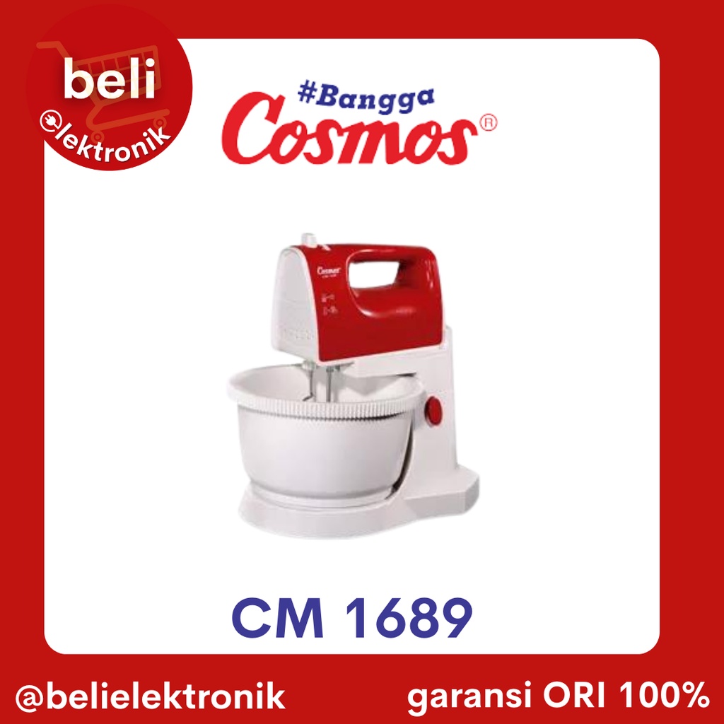 Jual COSMOS Stand Mixer Mixercom Mixer Berdiri CM-1689 Kapasitas 3 ...