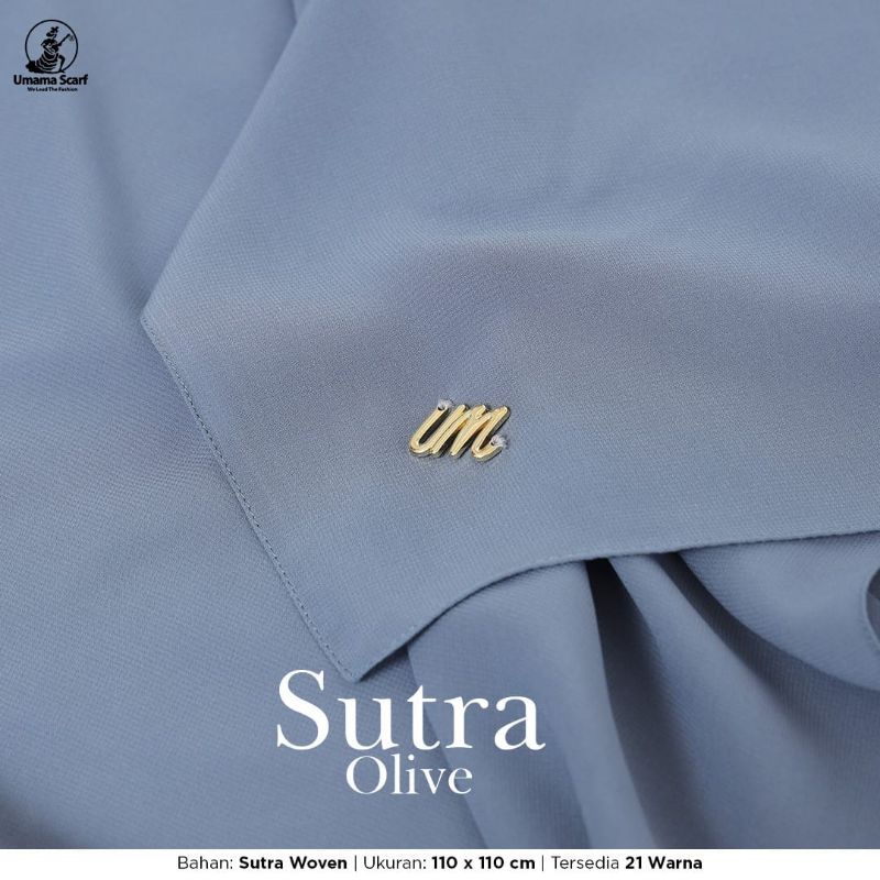 Jual ( new produk ) SUTRA olive by UMAMA scarf | Shopee Indonesia