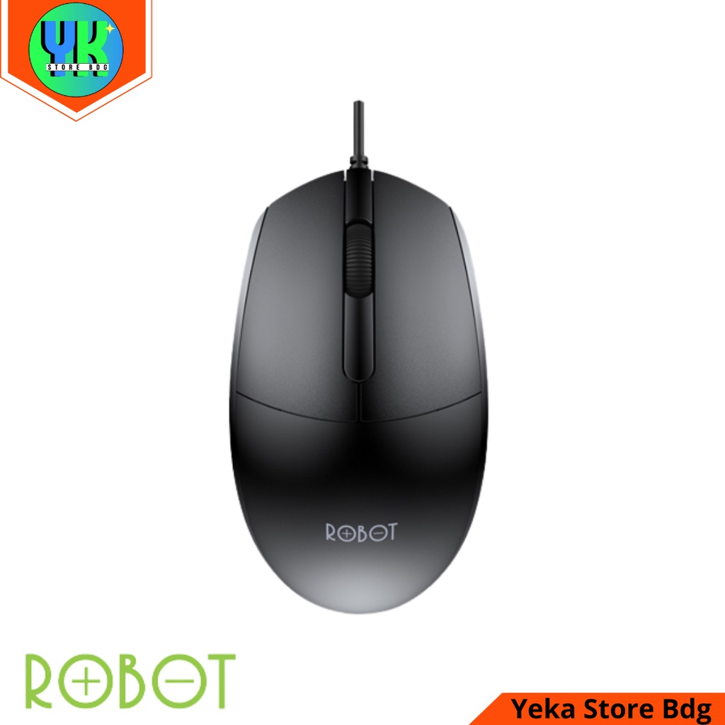 Jual MOUSE WIRED ROBOT M120 (2.4GHz Optical 1600DPI dengan Receiver USB ...