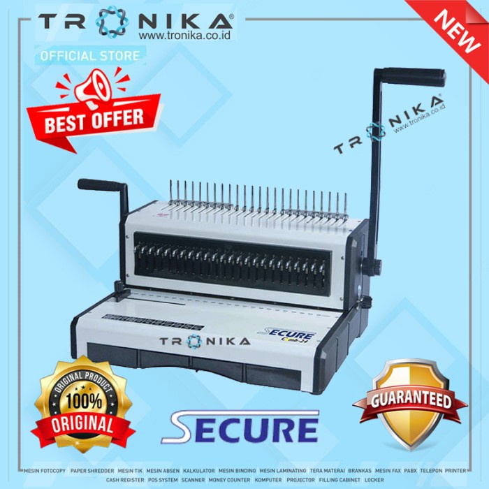 Jual Mesin Binding SECURE Comb-24 (F4 Size) | Shopee Indonesia