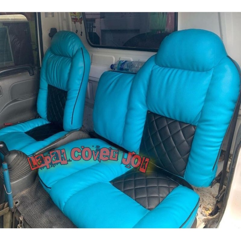 Jual sarung jok mobil truk isuzu nkr 71 elf macan model sopa/bungkus ...