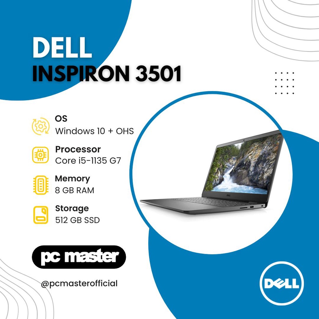 Jual Dell Inspiron 3501 - Core i5-1135G7 8GB 512GB NVIDIA MX330 Windows 10 OHS | Shopee Indonesia