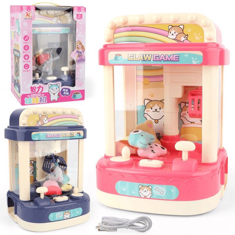 Jual Mainan Anak-Anak Mesin Capit Boneka Musik Lagu Menggunakan Baterai ...
