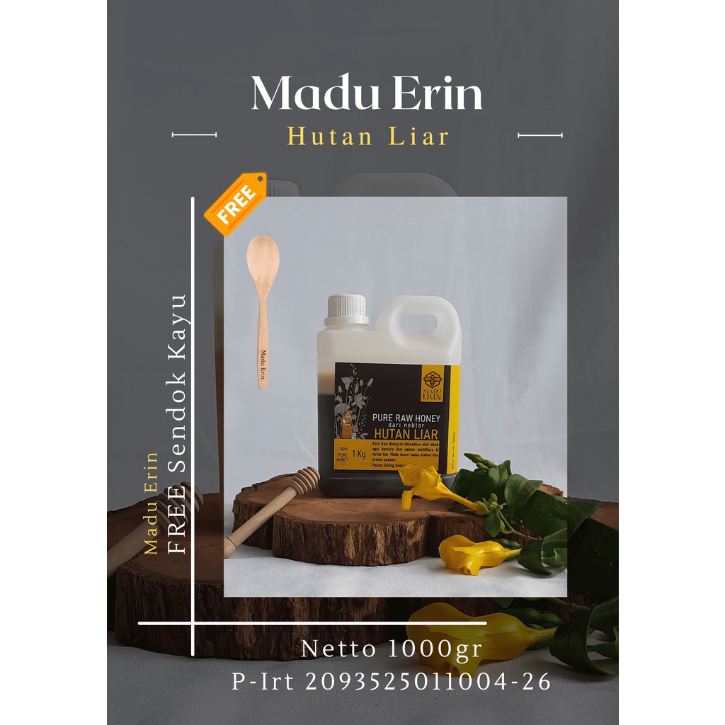 Jual Madu Asli 1kg Nektar Bunga, terbukti uji Lab standar SNI | Madu ...