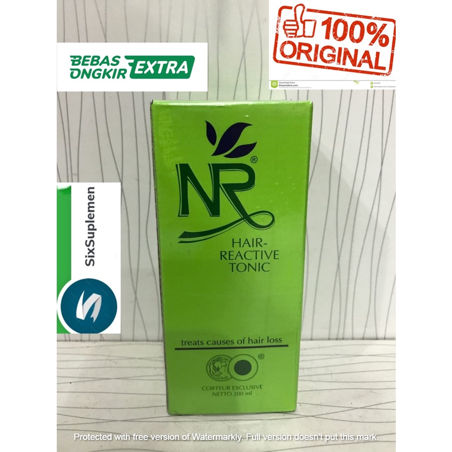 Jual Nr Hair Tonic REACTIVE 200ml Perawatan Rambut Rontok (Botol Pendek ...