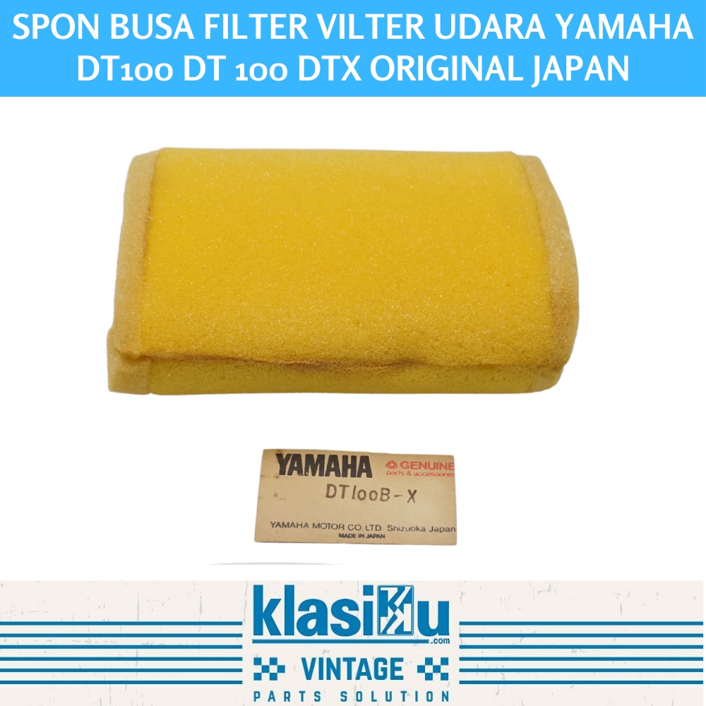 Jual Spon Busa Filter Vilter Udara Yamaha Dt100 Dt 100 Dtx Original ...