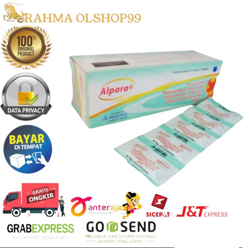 Jual ALPARA TABLET 1 STRIP 10TABLET/OBAT FLU/OBAT DEMAM/OBAT BATUK ...