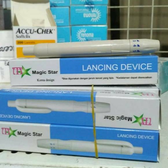 Jual Pen Lancet Bekam - Lancing Device Magic Star ( original ) | Shopee ...