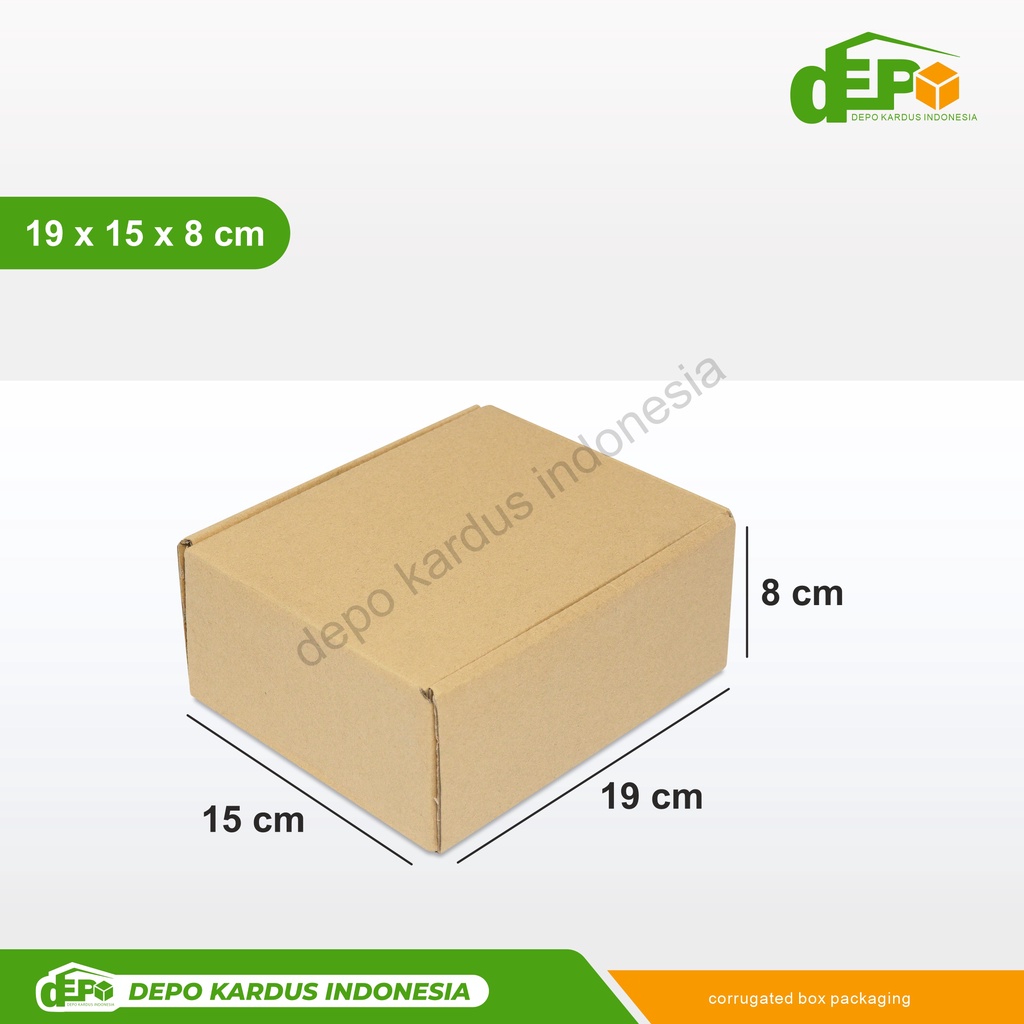 Jual Depo Box 15x19x8 cm (Shimai) Kardus/Karton/kemasan/Hampers/gift ...