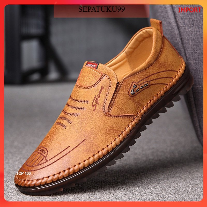 Jual SEPATUKU SHOW Sepatu Pria Pantofel Formal Fashion Slip On Kerja ...