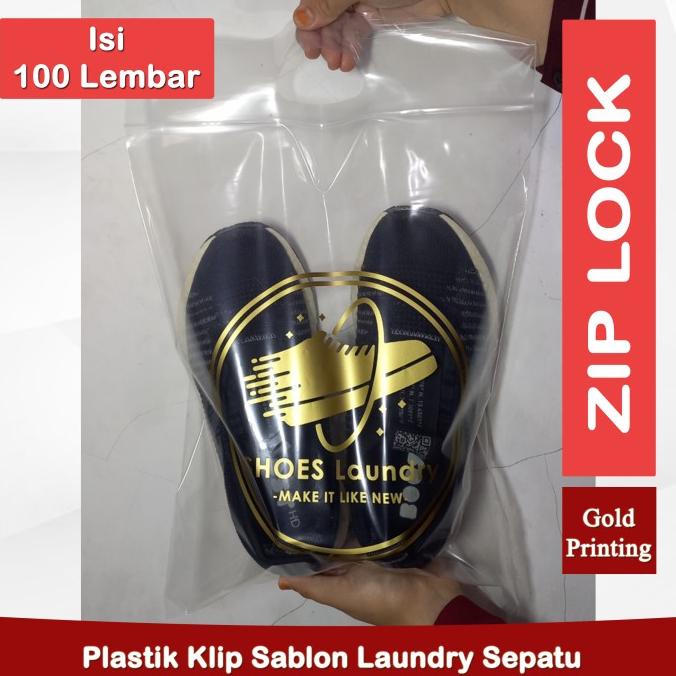 Jual Plastik Sepatu Laundry Klip Zip Lock | Shopee Indonesia