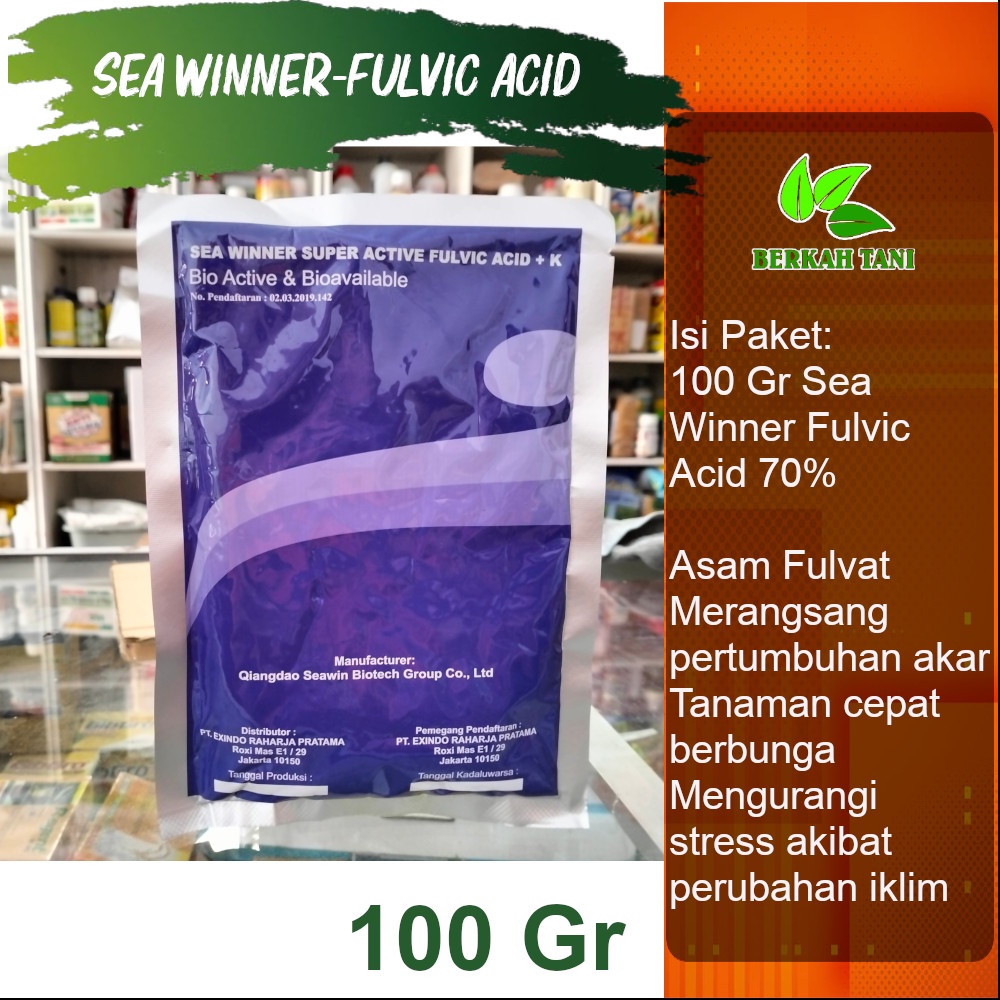 Jual Pupuk Organik Fulvic Acid 100 Gram Starka Asam Fulvat Plus Kalium ...
