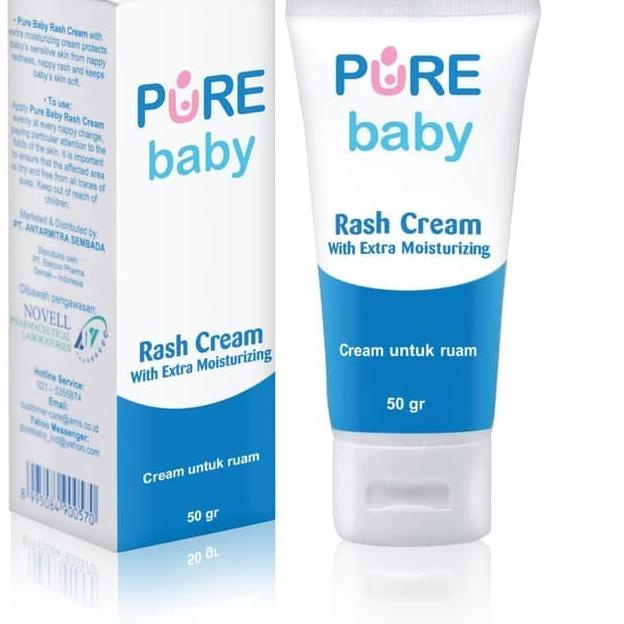 Jual PURE BABY RASH CREAM RUAM/ IRITASI ASI/ POPOK/ KERINGA | Shopee ...