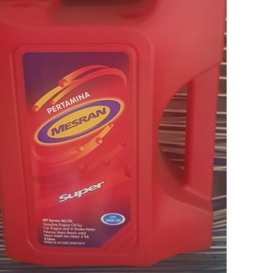 Jual oli pertamina mesran super 20w-50 (4lt) | Shopee Indonesia