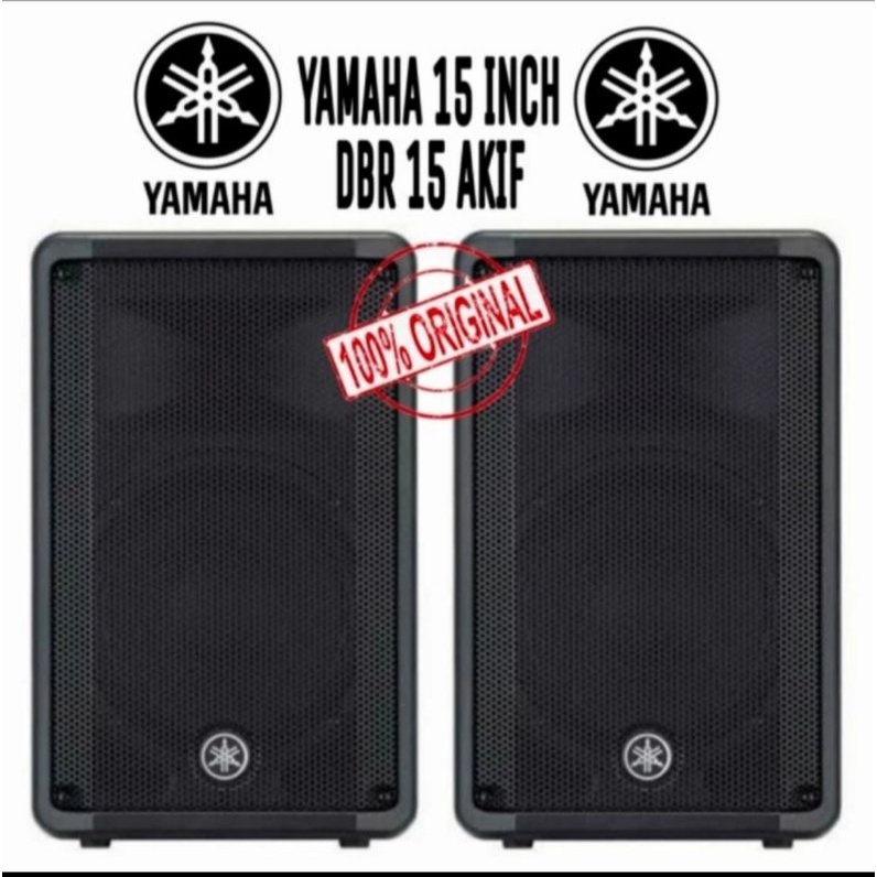 Jual Speaker Aktif YAMAHA 15 inch DBR-15 Speaker Profesional Original ...