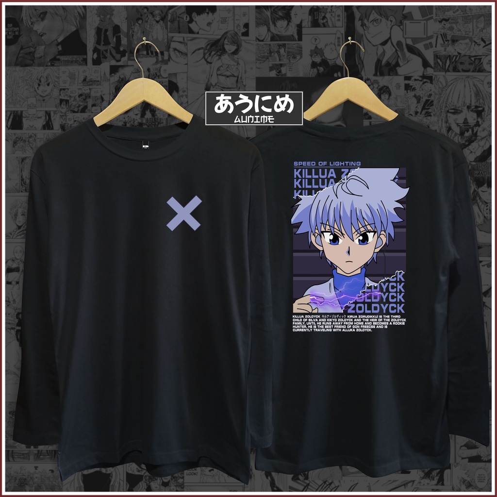 Jual Hunter x hunterKillua printing kaos Anime kaos waifu kaos weibu ...