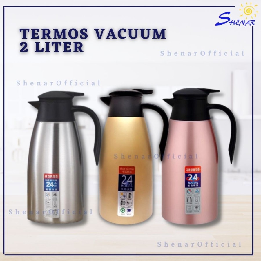 Jual TERMOS AIR PANAS STAINLESS STEEL / TERMOR AIR 2 LITER / TERMOS ...