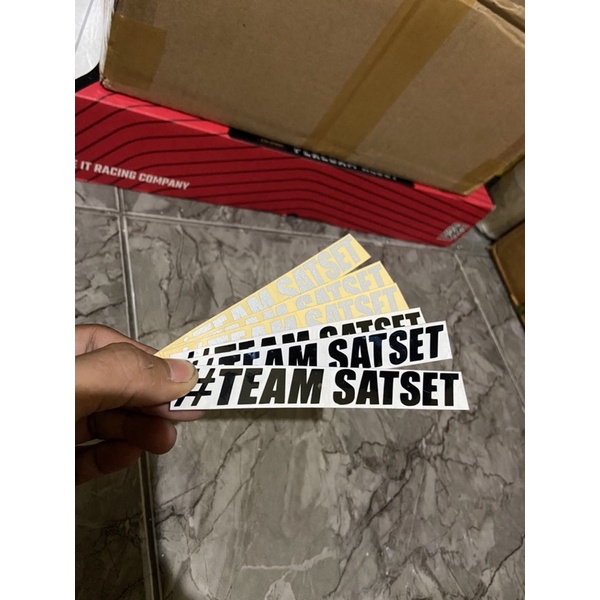 Jual stiker team sat set | Shopee Indonesia