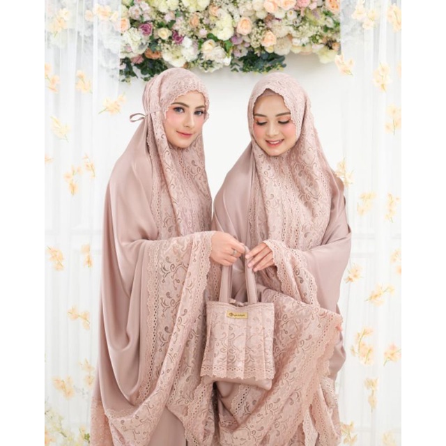 Jual Mukena Premium Aisha Malaika Telekung / Mukena Dewasa / Mukena ...