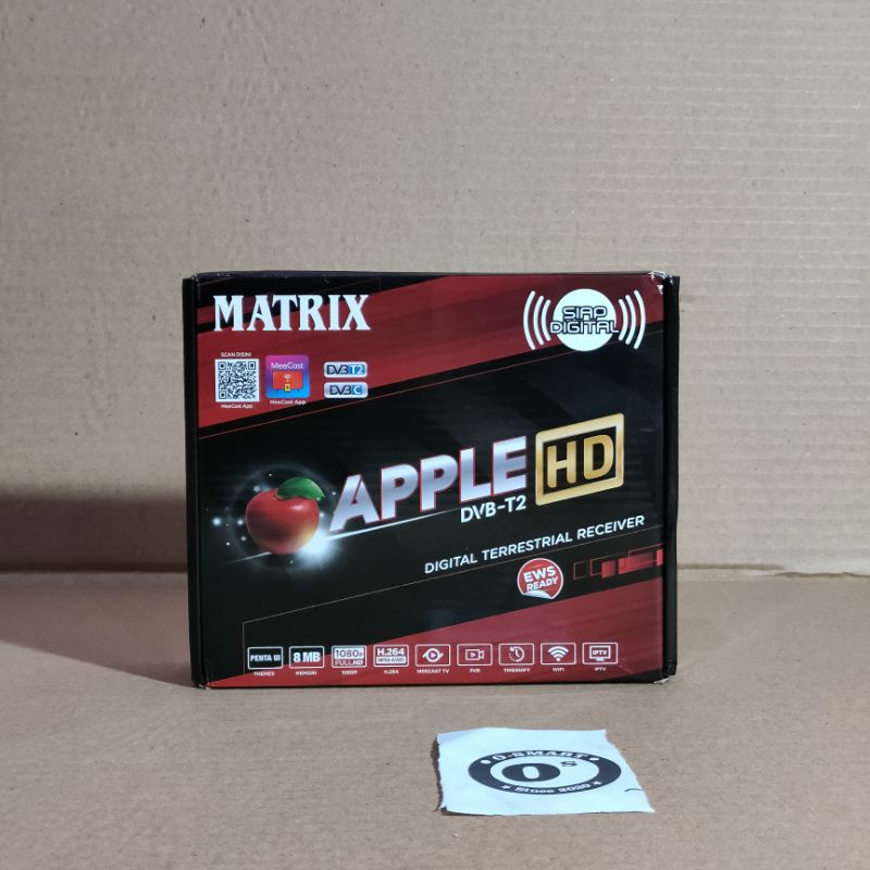 Jual MATRIX APPLE MERAH SET TOP BOX DVB T2 / PENERIMA SIARAN DIGITAL ...