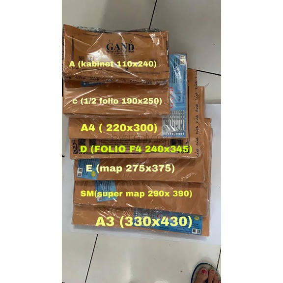 Jual MAP / AMPLOP COKLAT DENGAN SEAL UKURAN C (1/2 FOLIO) 190X250 MM ...