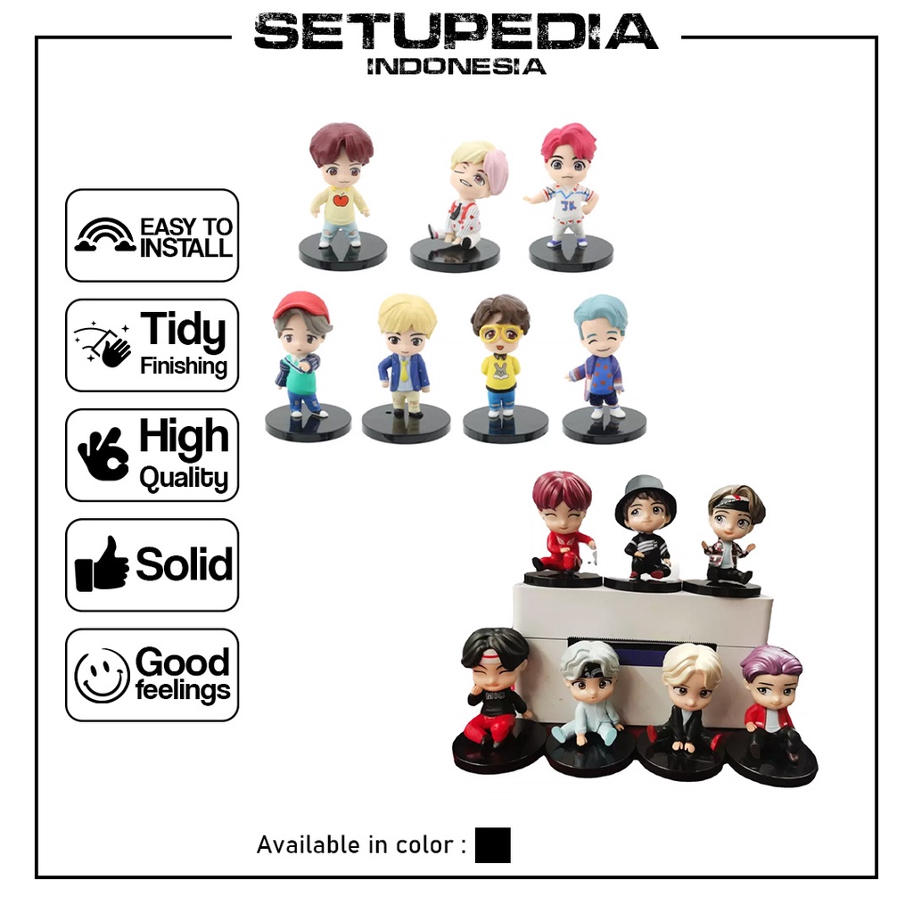 Jual Action Figure BTS isi 7 Pcs Miniatur BTS Koleksi Pajangan Figure | Shopee Indonesia