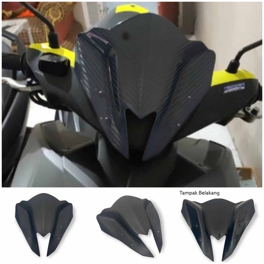 Jual Visor Yamaha Aerox 155 Hitam Dan Karbon Model Transformers ...