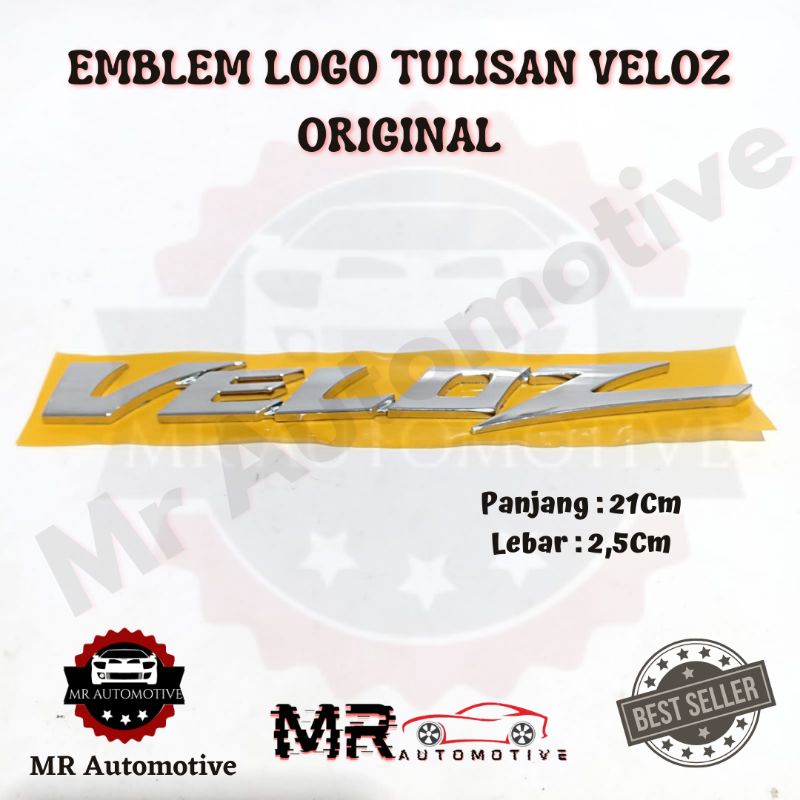 Jual Logo Emblem Tulisan Veloz 2016-2019 ORIGINAL | Shopee Indonesia