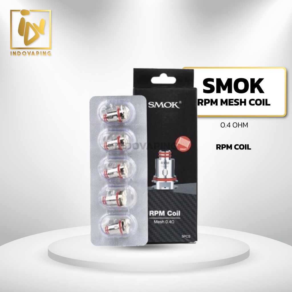 Jual Coil Vapor Vape - Smok RPM Coil Mesh 0.4 Ohm Authentic ( 1 Pcs ...