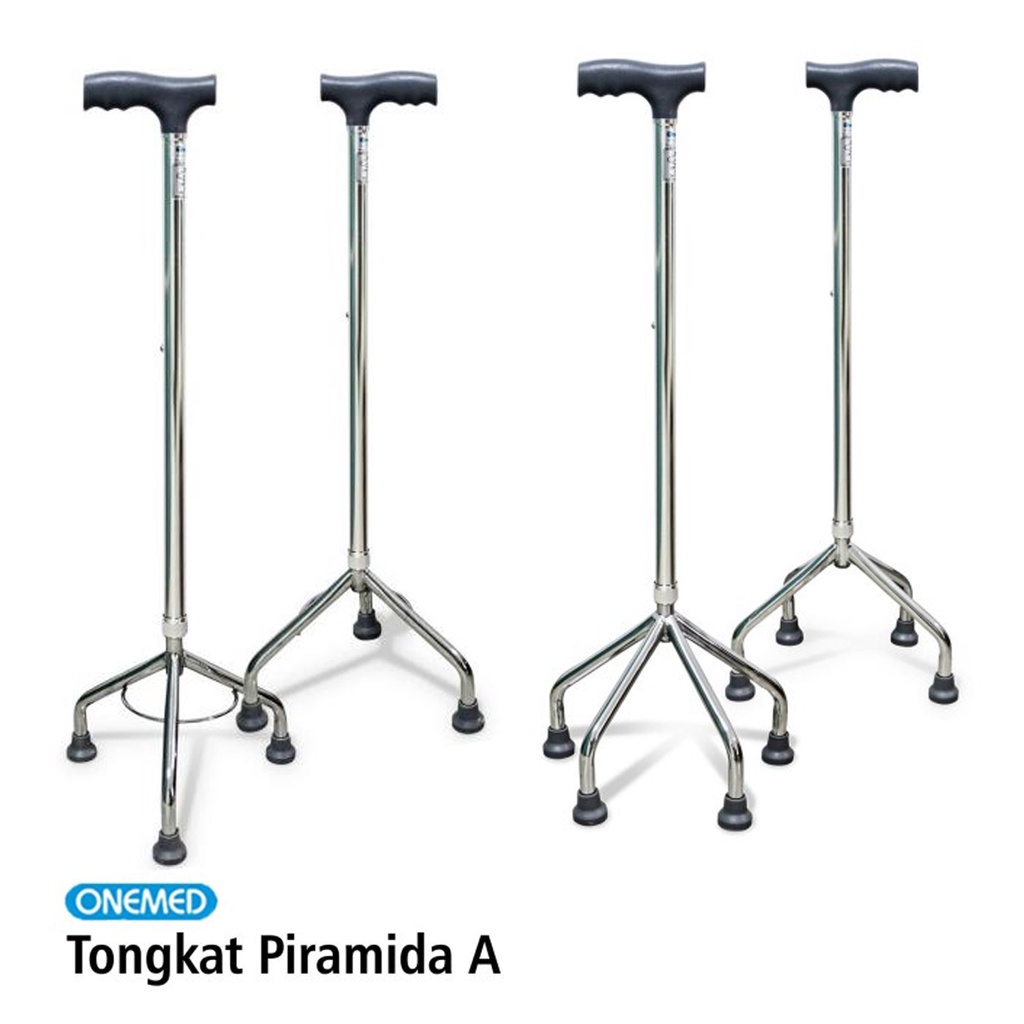 Jual ONEMED Tongkat Jalan Pyramid Kaki 4 A FS922 / Kaki 3 A FS926 | Shopee Indonesia