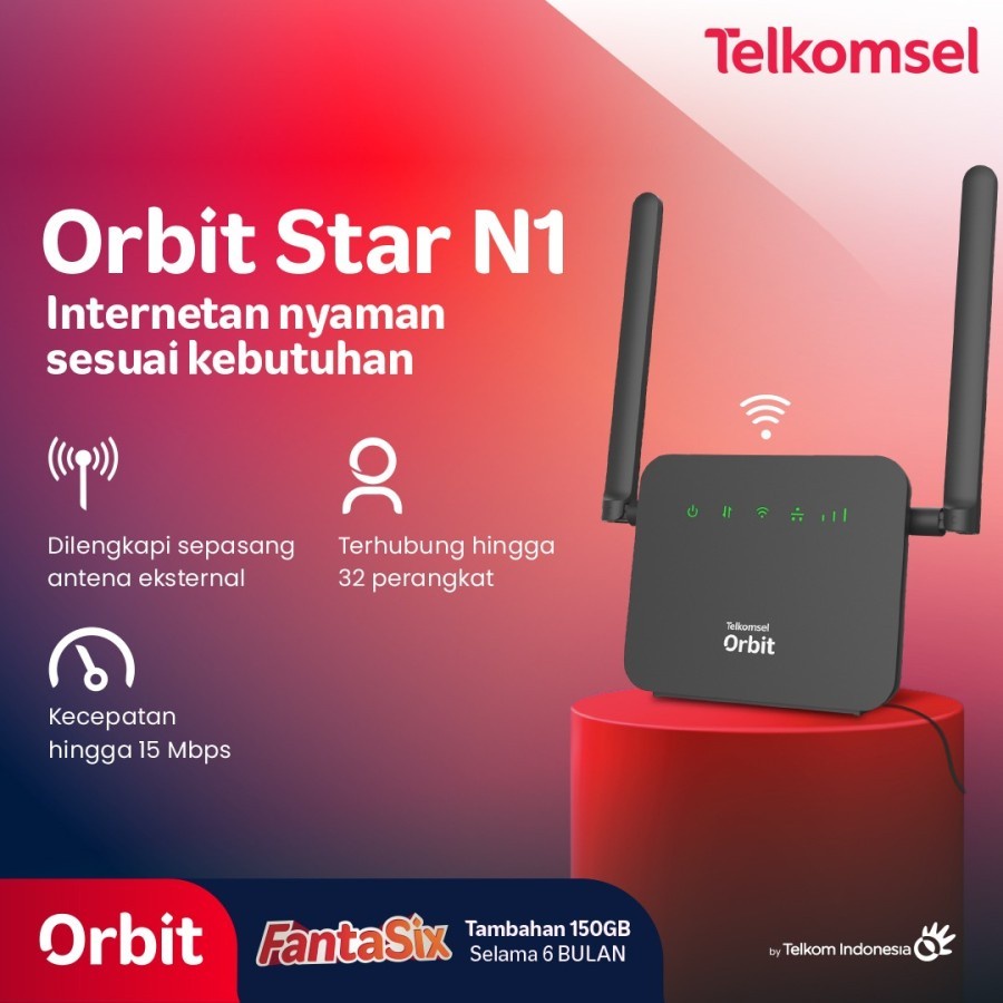 Jual Modem Router Huawei B312 Orbit Star 2 Free Kuota Telkomsel 150GB ...