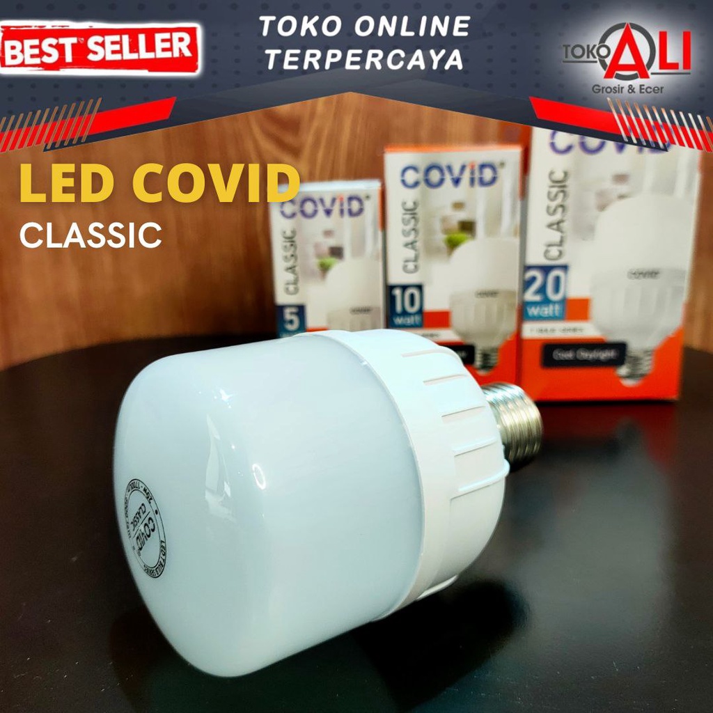 Jual Lampu Bohlam led plafon rumah DETIK PLUS 5 10 15 20 watt cahaya putih terang | Shopee Indonesia