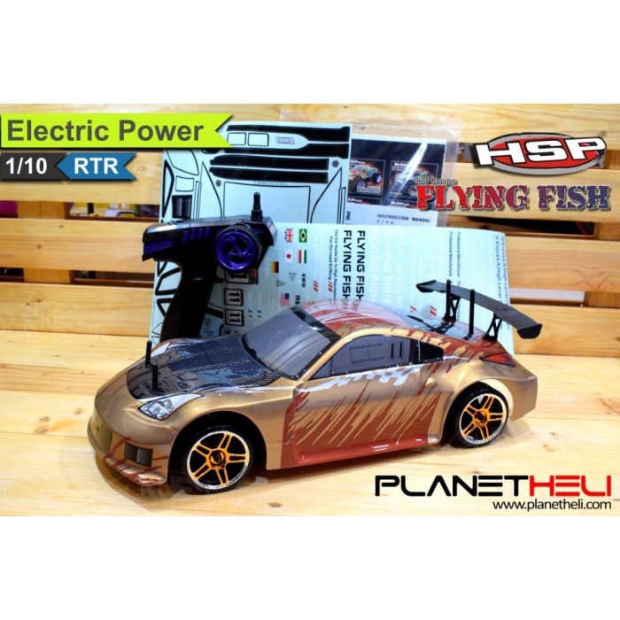 Jual HSP RC Drift Car Flying Fish 4wd FULL Propo 1/10 Scale EP RTR ...