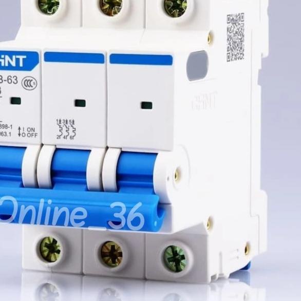Jual mcb 3 phase 50A-63A chint NXB-63 - 3p 50A | Shopee Indonesia