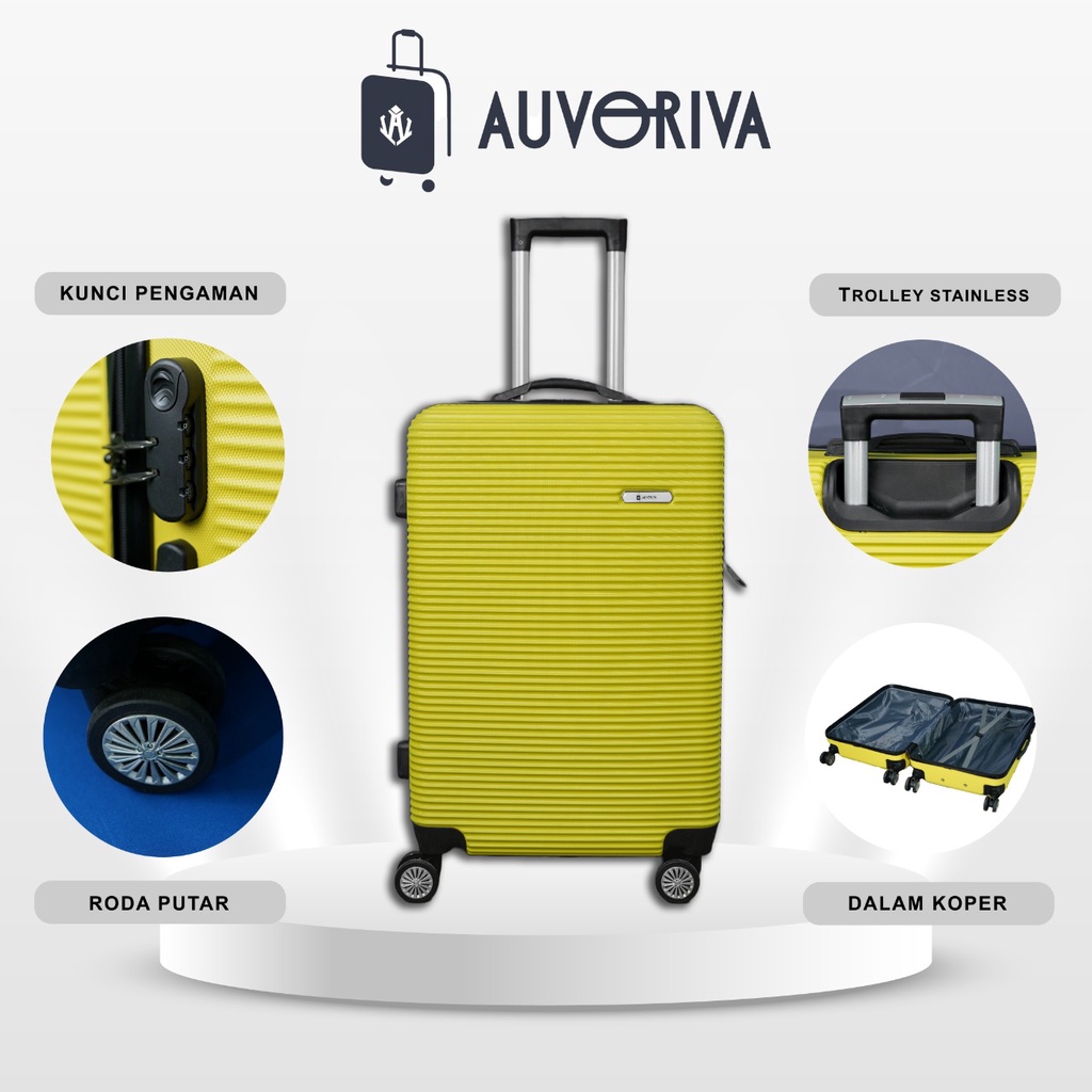 Jual AUVORIVA KOPER 24 INCH / KOPER JUMBO 4 RODA 360 ROTASI TAHAN ...