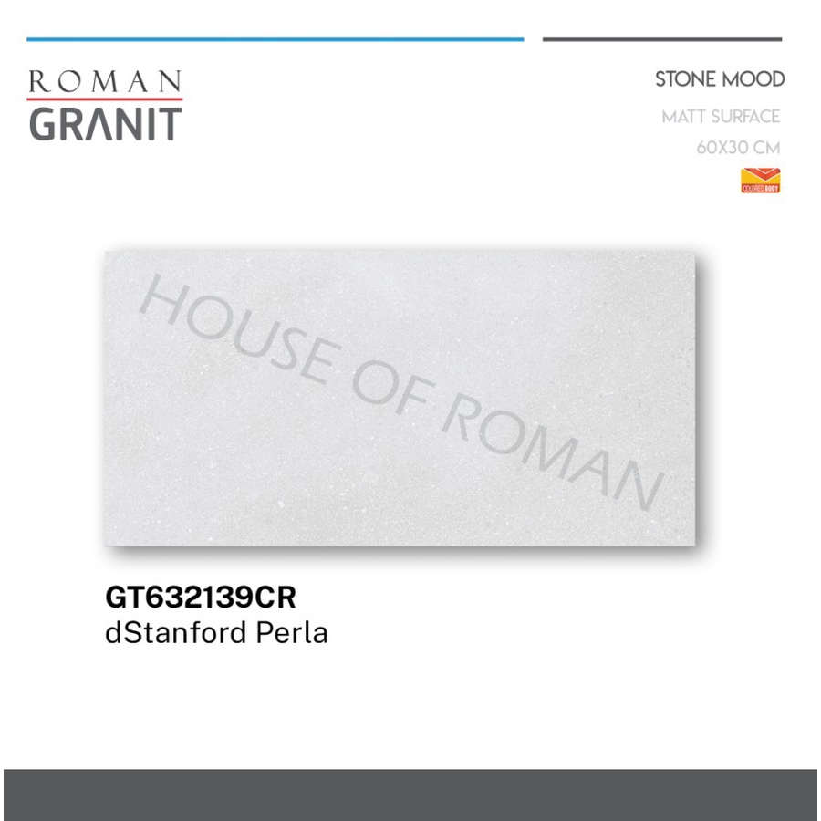 Jual ROMANGRANIT DSTANFORD PERLA 60X30 GT632139CR (ROMAN GRANIT ...